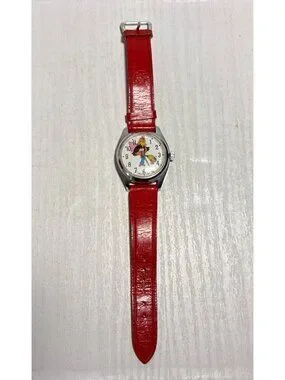 Swiss | Jewelry | Lemon Drop Watch Swiss Red Band Unique Retro Unisex ...